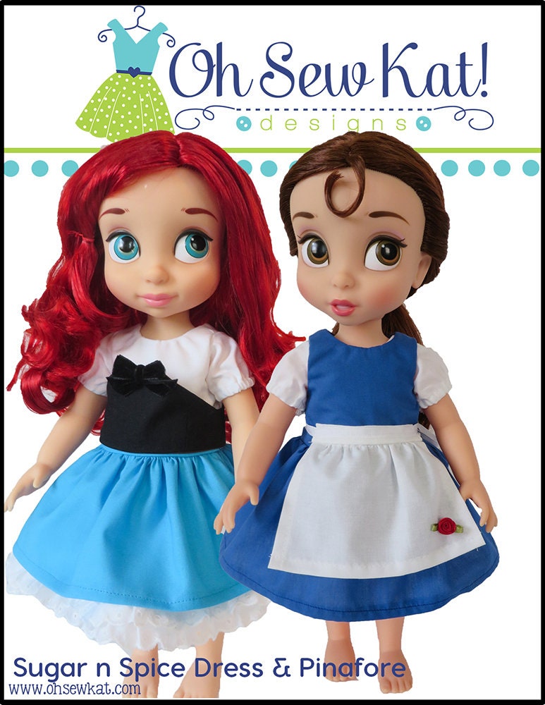16 Inch Doll Clothes PDF Sewing Pattern Bundle for 16 Inch Animators ...