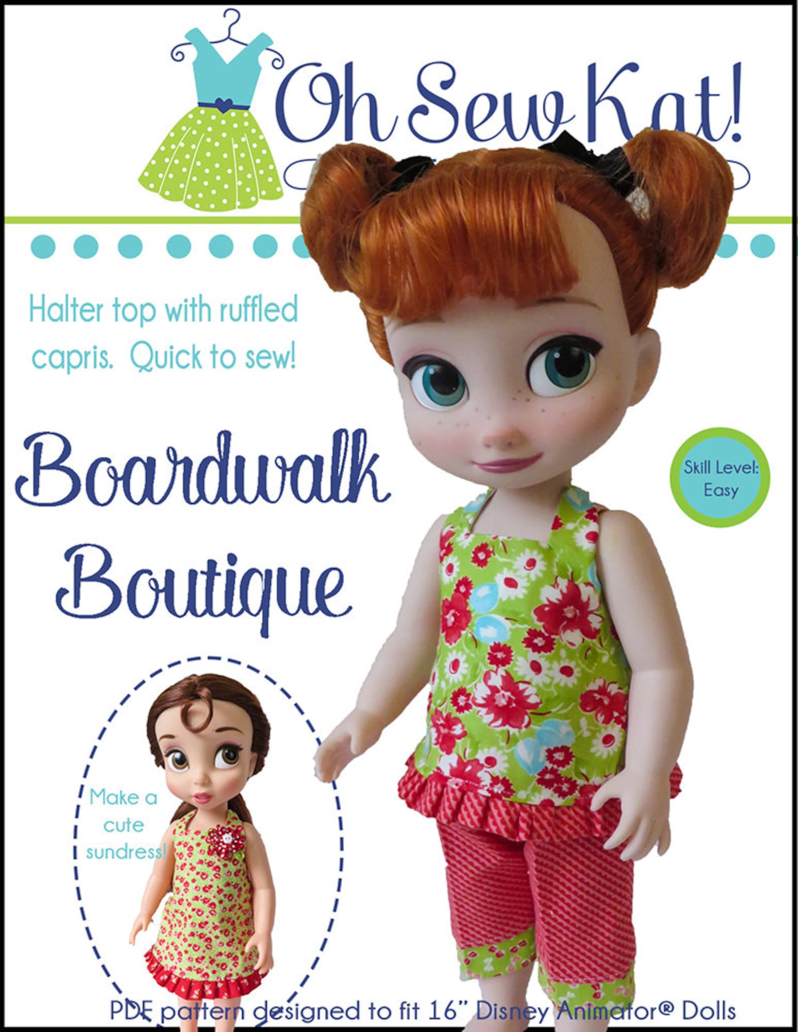 16 Inch Doll Clothes PDF Sewing Pattern Bundle for 16 Inch Animators ...