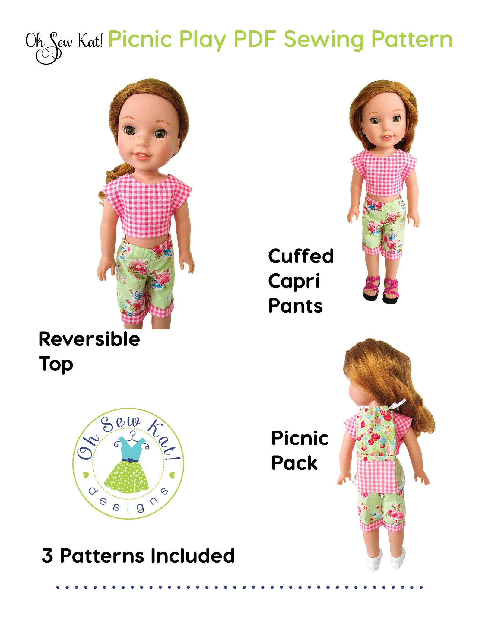 Doll Clothes Sewing Pattern for 14-15 Doll Clothes - Etsy