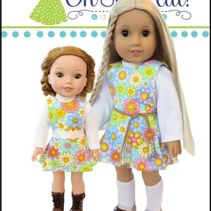 Wellie Wishers 14" Doll Clothes Sewing Pattern for Reversible Tunic ...