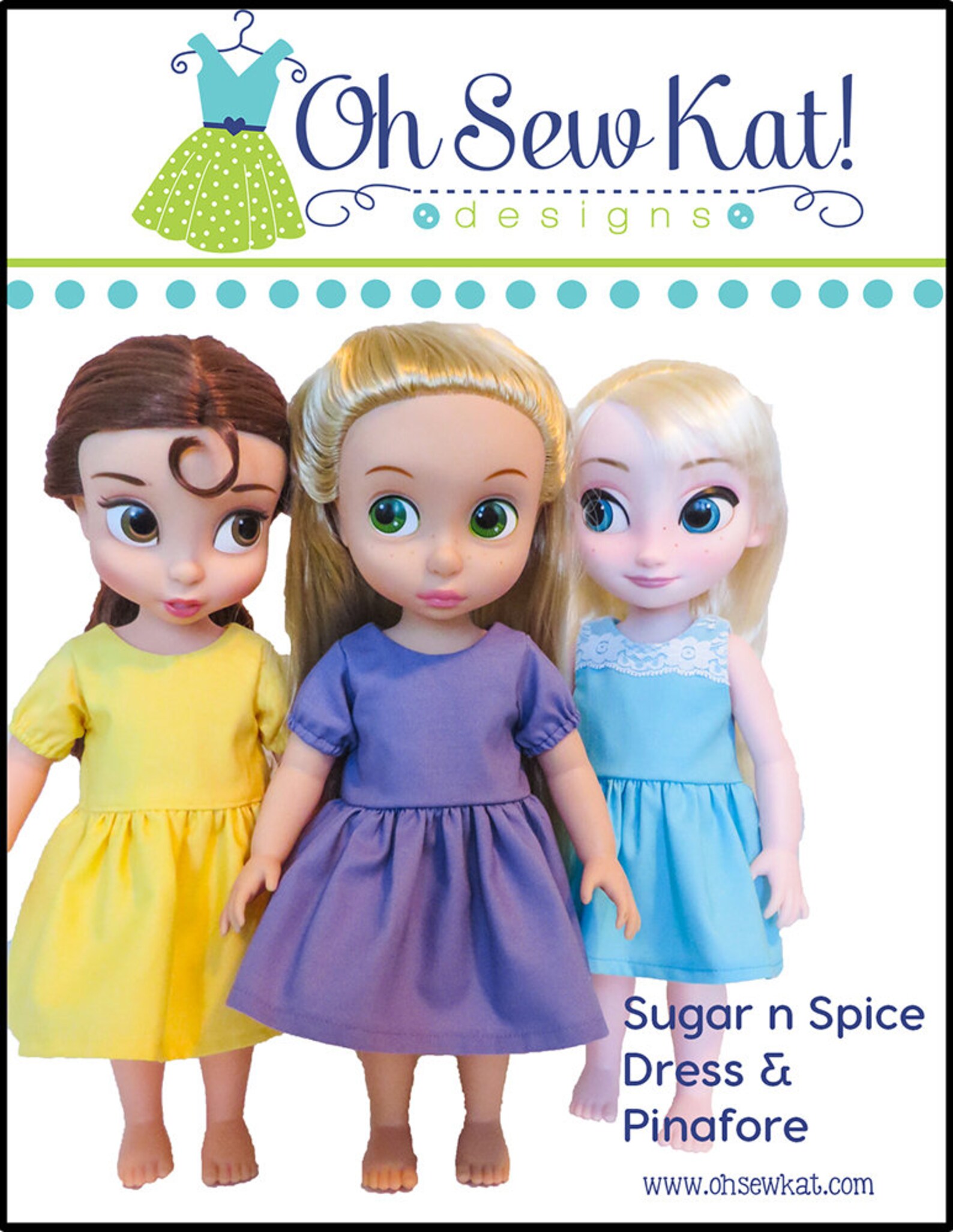 16 Inch Doll Clothes PDF Sewing Pattern Bundle for 16 Inch Animators ...