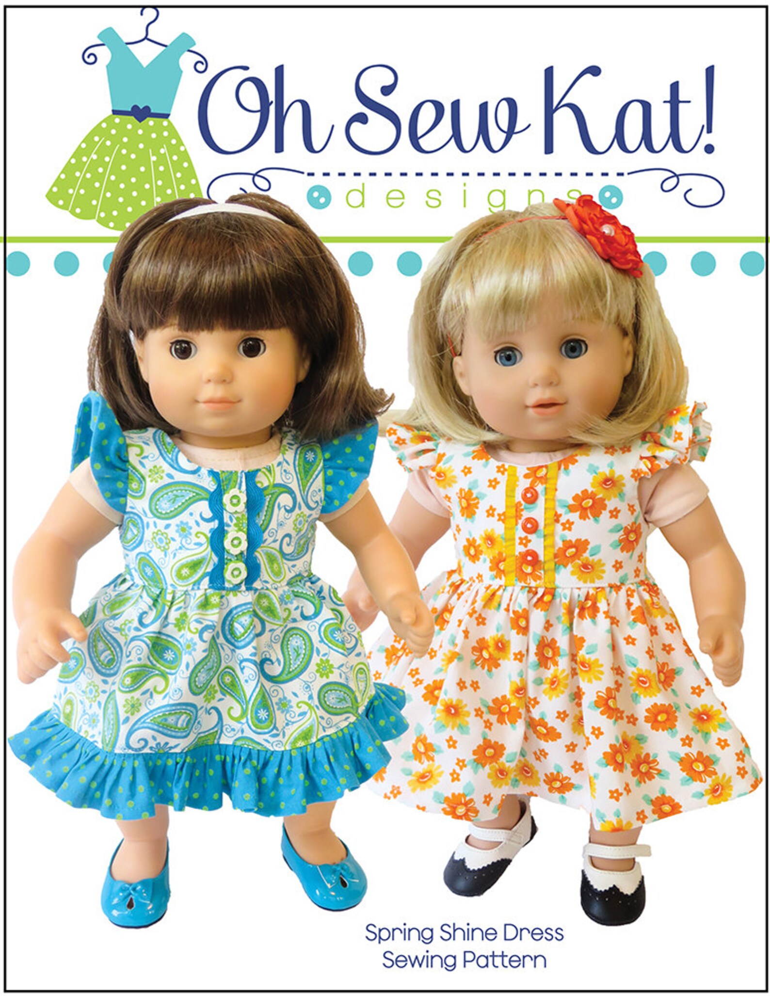 Doll Clothes Sewing Pattern for 15 Inch Baby Doll Clothes - Flutter ...