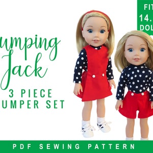 Wellie Wishers 14" Doll Clothes Sewing Pattern for Reversible Tunic ...