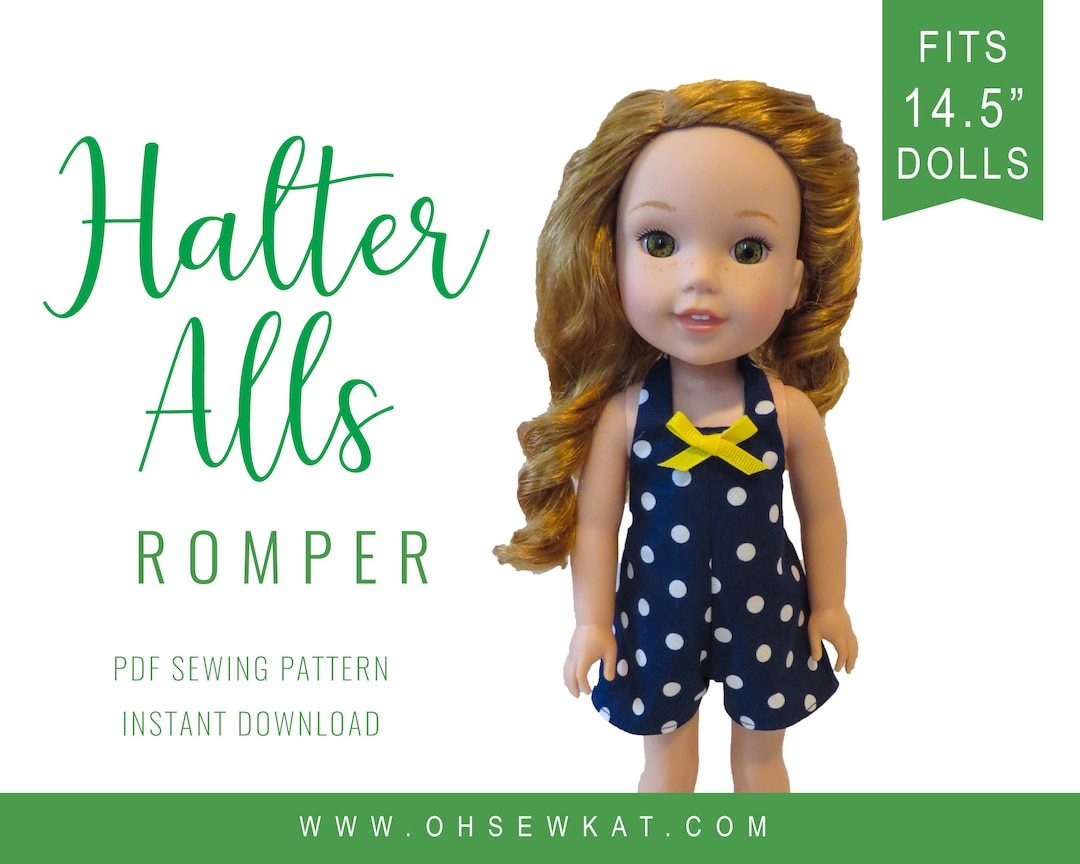Wellie Wishers Doll Clothes Sewing Pattern Fits 14.5" Dolls Like ...