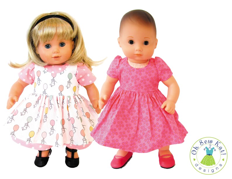 Doll Clothes Sewing Pattern for 15 Inch Baby Doll Clothes Princess ...