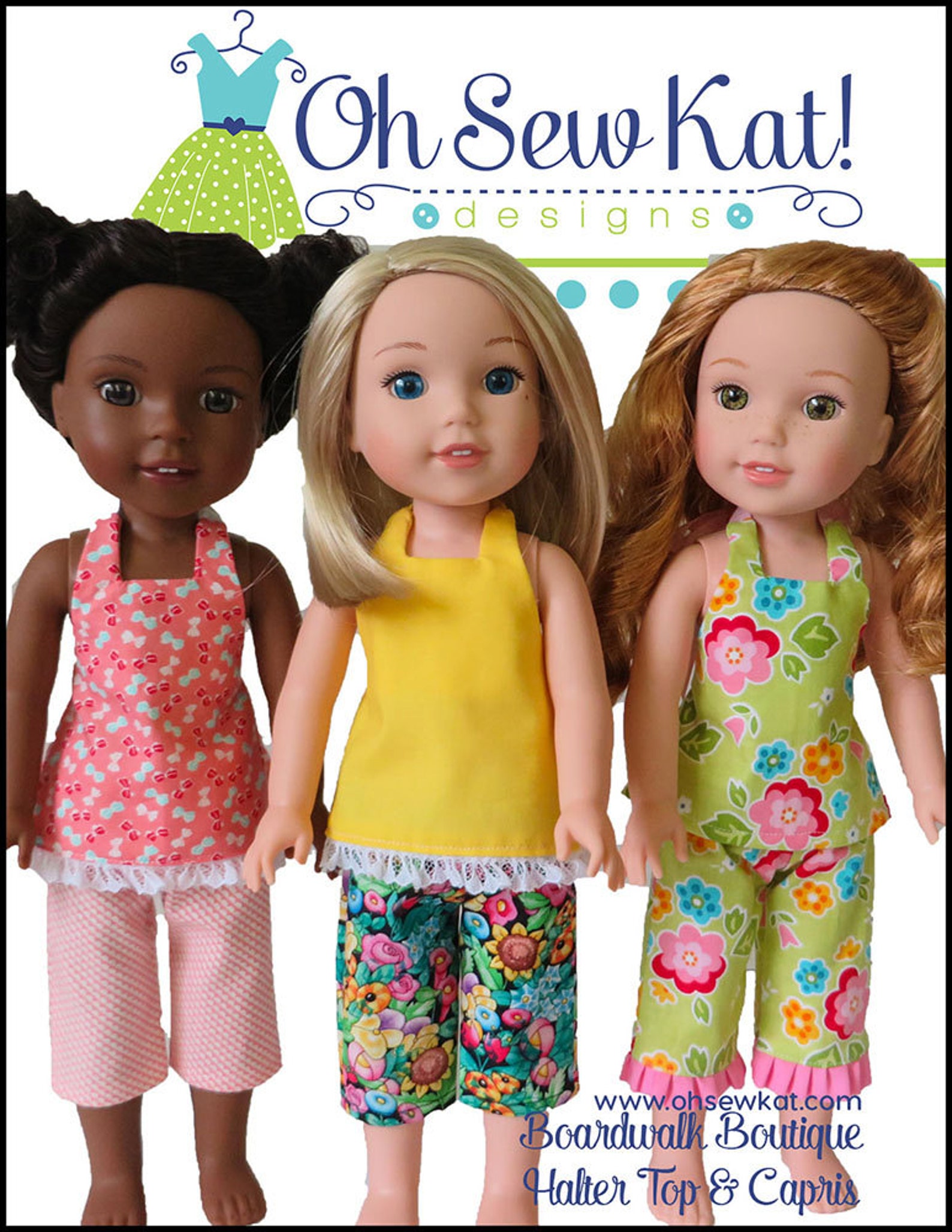 Wellie Wishers Doll Clothes Sewing Pattern - 14.5 Inch Doll Clothes ...