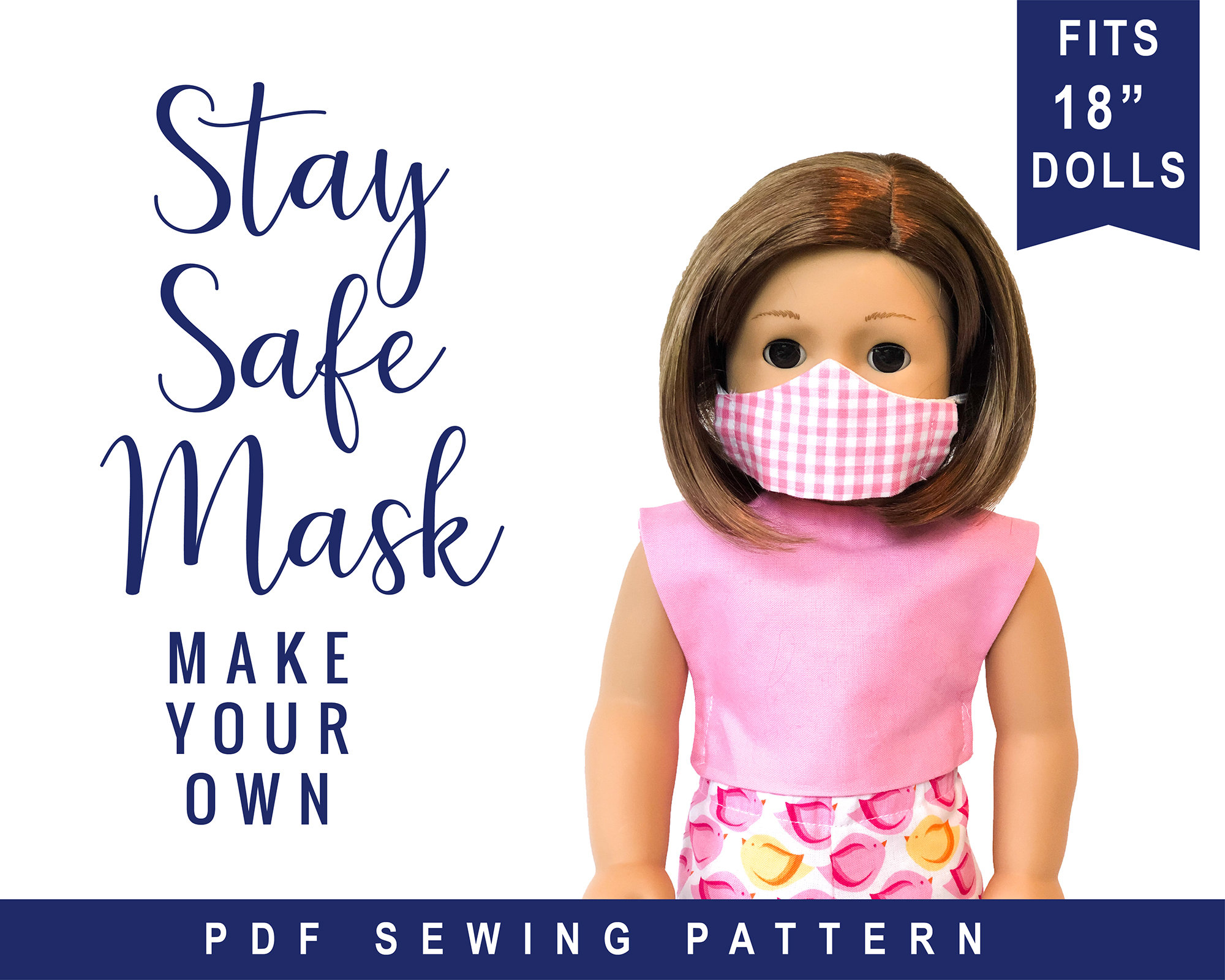 Doll Mask Sewing Tutorial for 18 Inch and Other Size Dolls. - Etsy