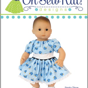 Bitty Baby Doll Clothes Sewing Pattern - 15 Inch Baby Party Time ...