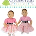 Bitty Baby Doll Clothes Sewing Pattern 15 Inch Baby Party Time Peasant ...