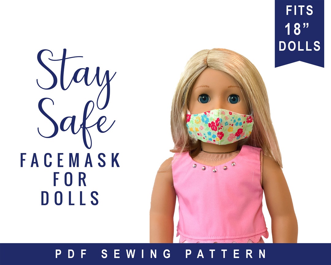 Doll Mask Sewing Tutorial for 18 Inch and Other Size Dolls. PDF Digital ...