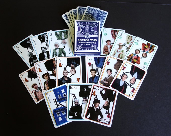 Doctor Who Playing Cards - Etsy