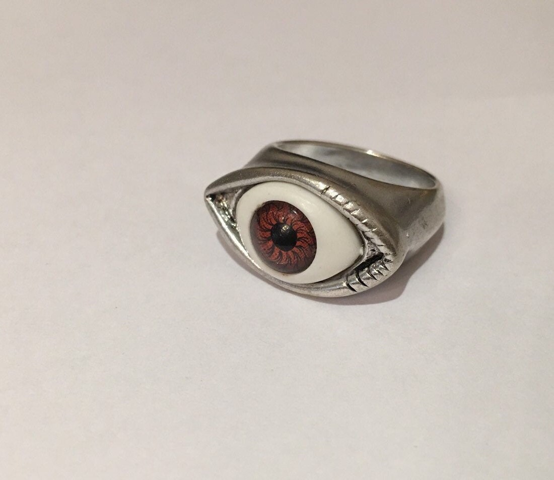 Vintage Eye Ring, Eye Ring, Costume Eye Ring, Eye Jewellery, Striking ...