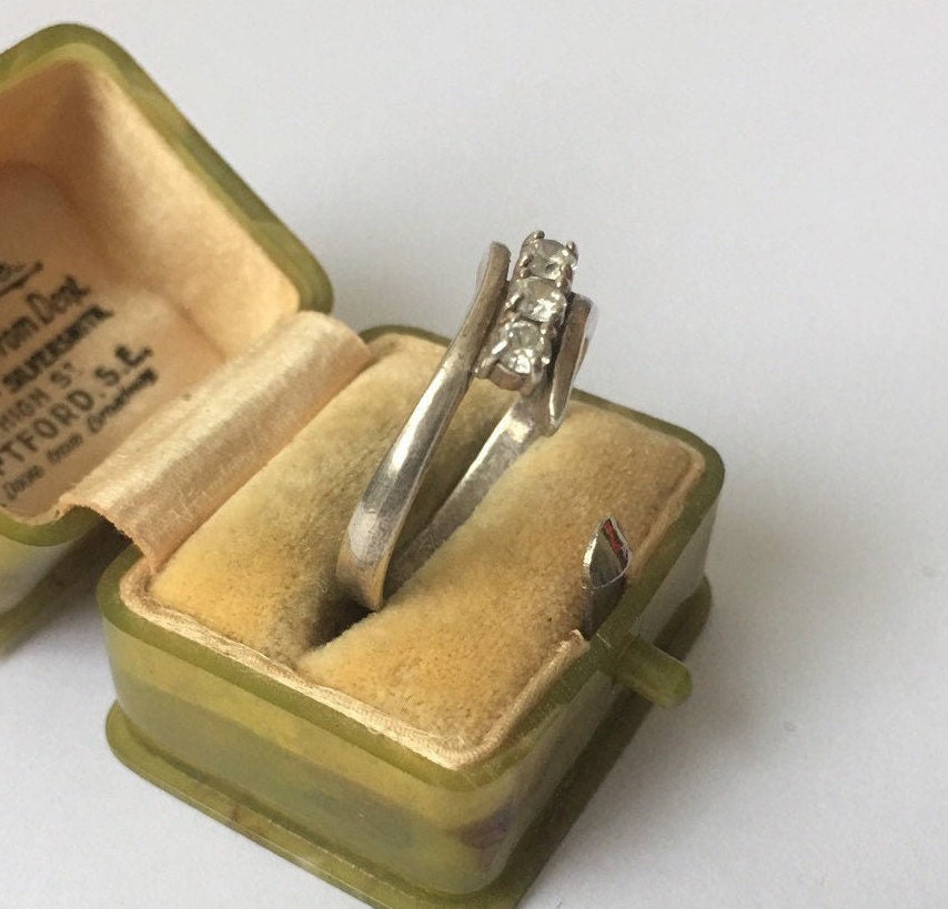 Vintage Silver Ring, Silver Ring, Modernist Silver Ring, Sterling ...