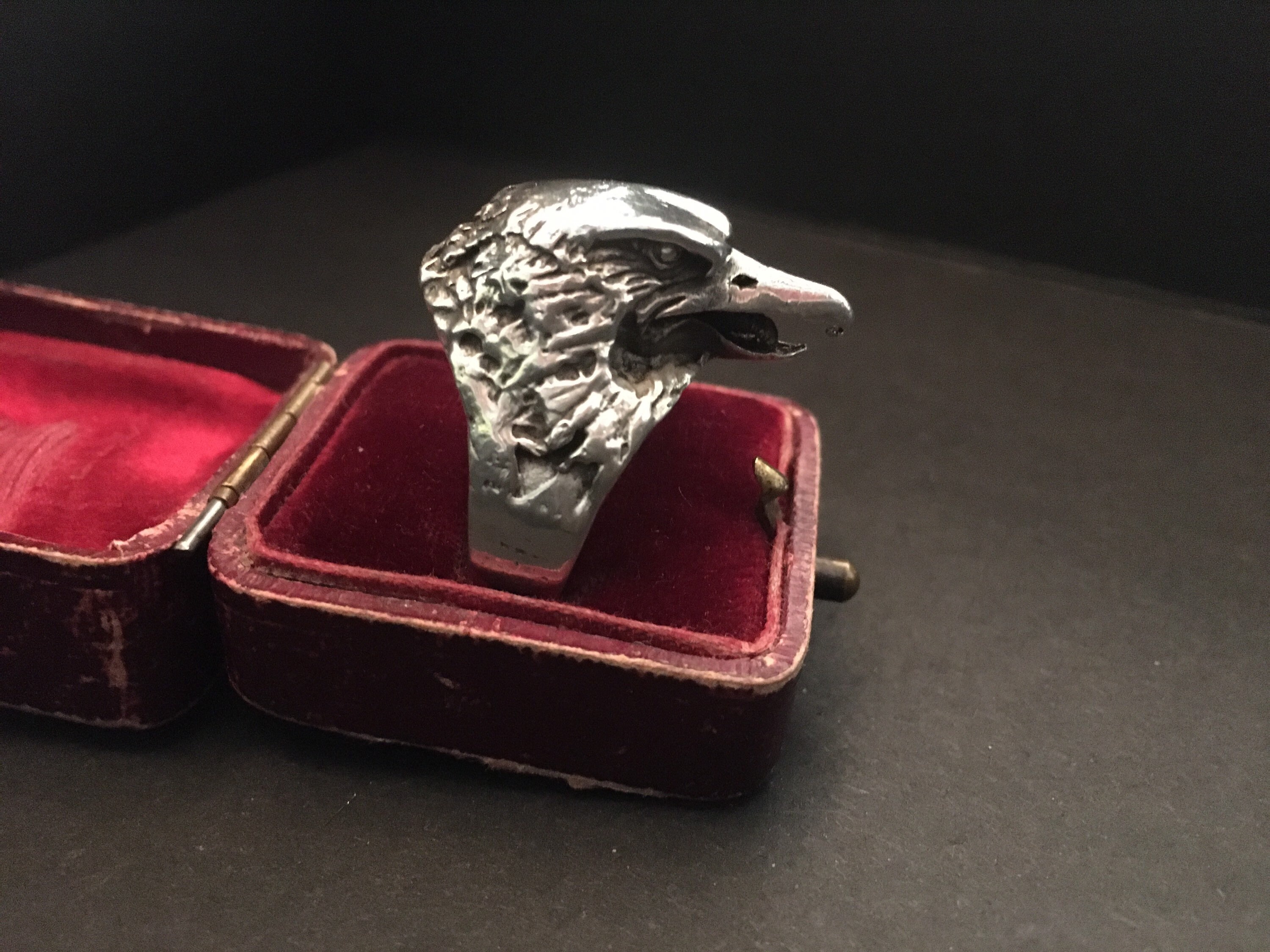 Vintage Bird Ring, Silver Bird Ring, Bird Ring, Sterling silver ring ...