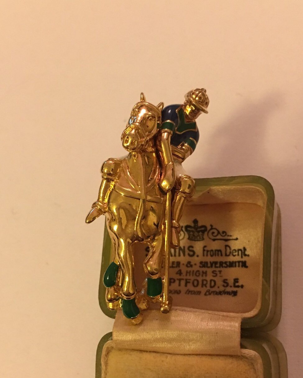 Vintage Polo Brooch, Polo brooch, Polo pin, gold polo pin, polo ...