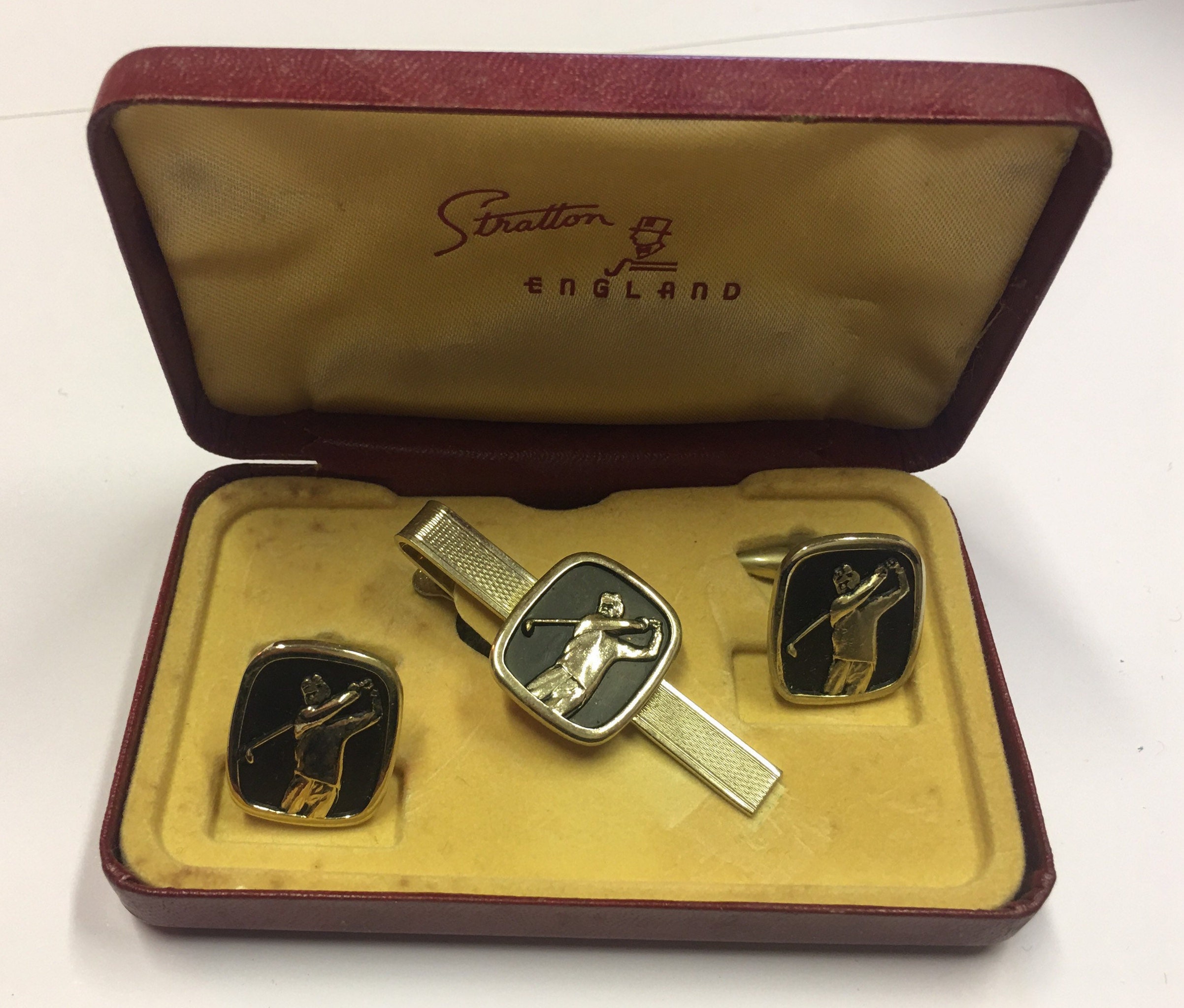 Vintage Golf Cufflinks ,Golf Cufflinks, Sporting Cufflinks, Stratton ...