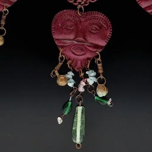 Vintage Face Necklace, Face Jewellery, Face Necklace, Divine Rare ...