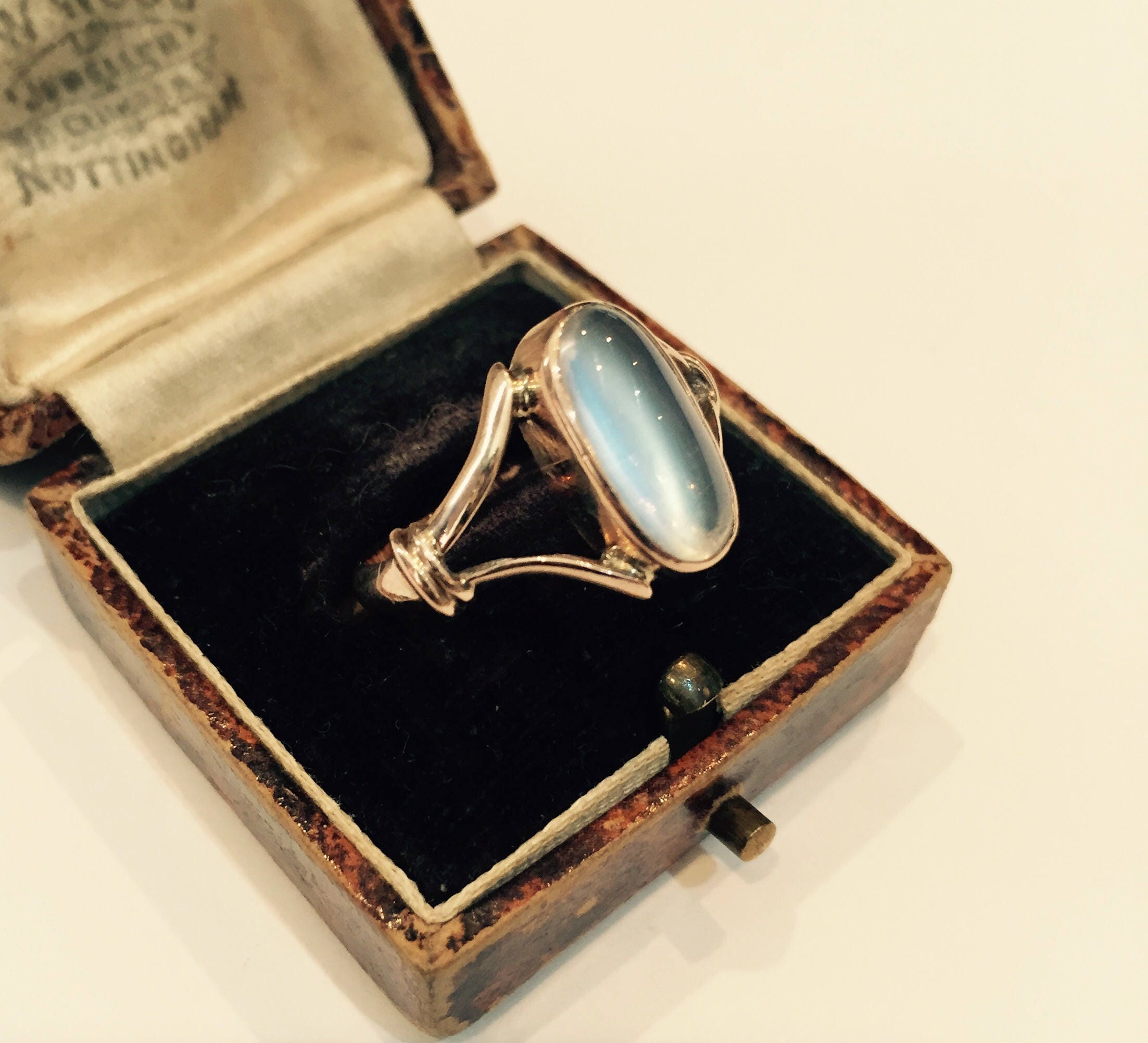 Antique Moonstone Ring, Gold Moonstone Ring, Rare Moonstone Jewellery ...