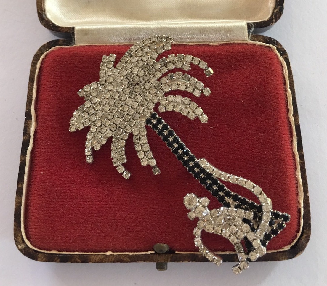 Vintage Monkey Brooch, Silver Monkey Brooch, Monkey pin, Monkey ...