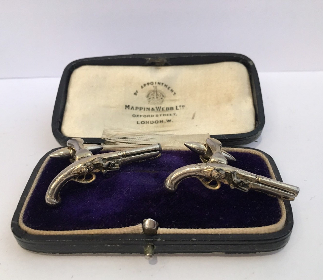 RESERVED Second payment today Vintage Pistol Cufflinks, Pistol ...