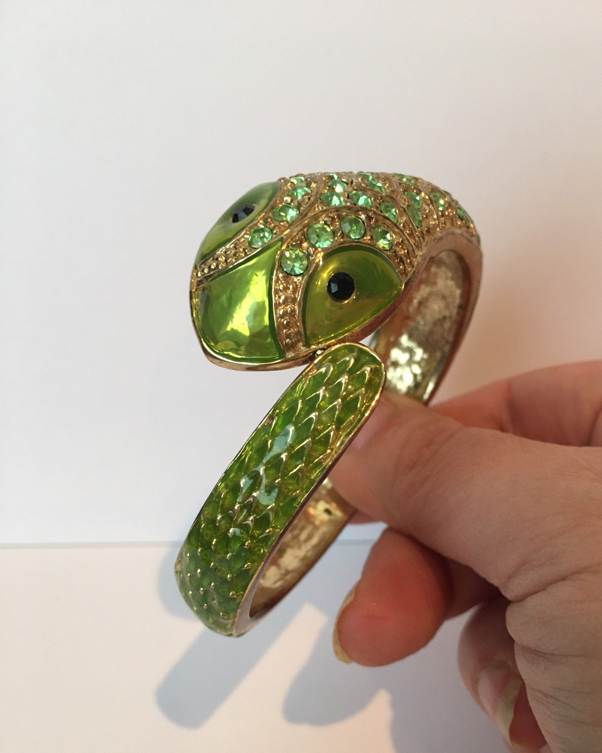 Vintage Snake Bracelet, Costume Snake Bracelet, Snake Bangle, Snake ...