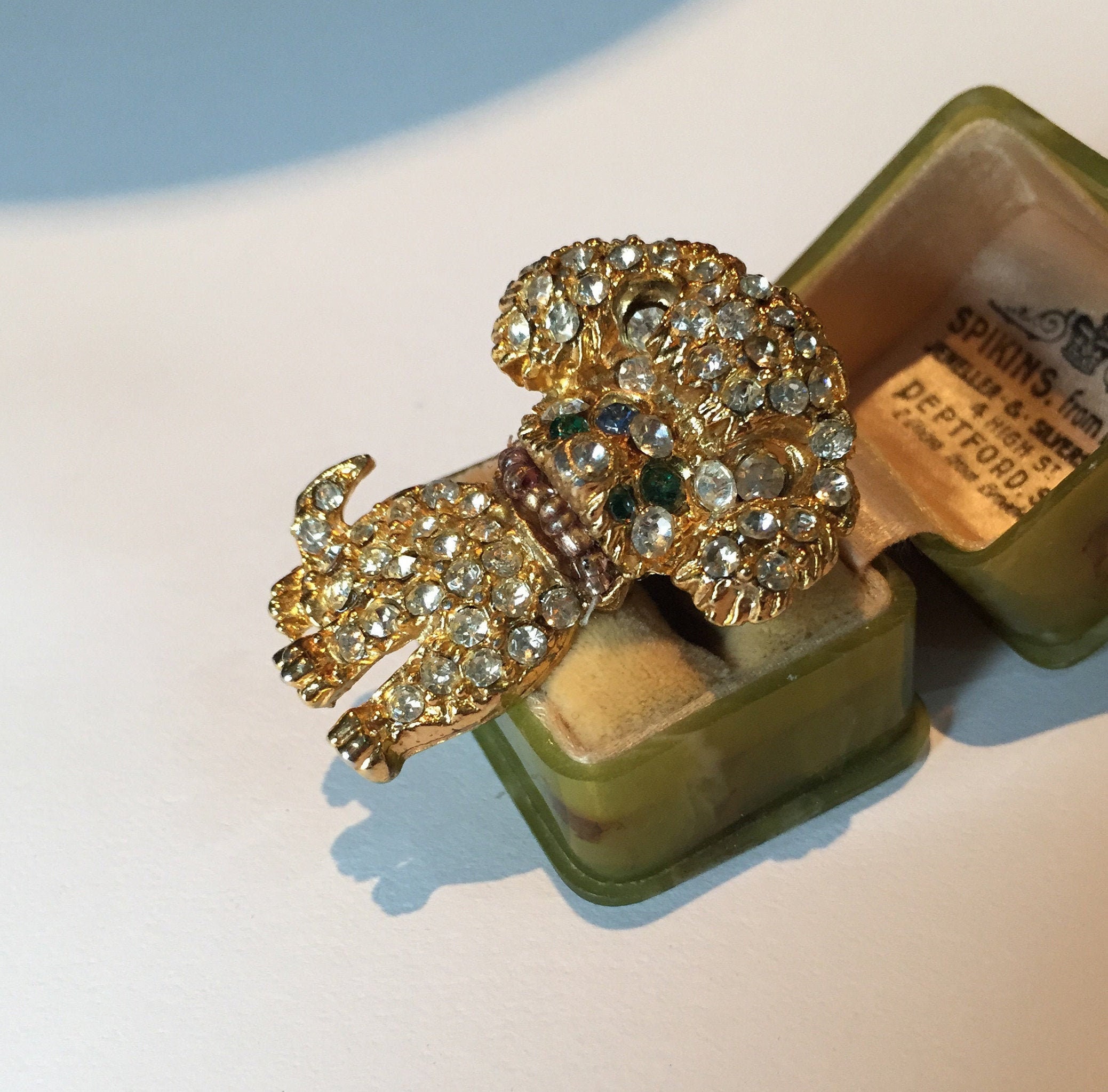 Poodle brooch, Vintage Poodle Brooch, Dog Brooch, Dog Pin, fantastic piece