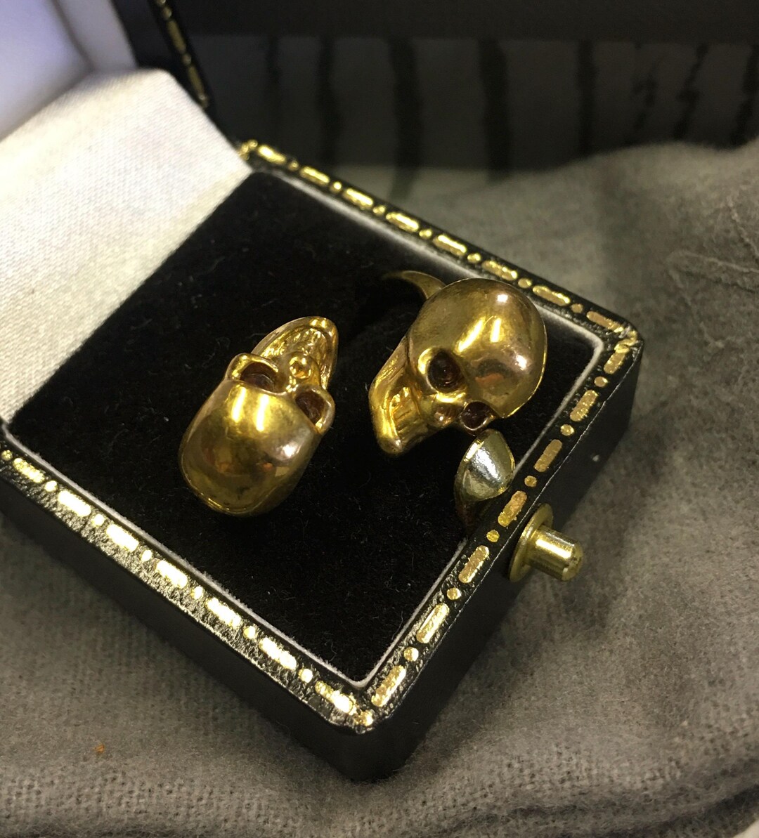 Vintage Designer Skull Ring, Alexander Mc Queen Skull Ring, Skull ...