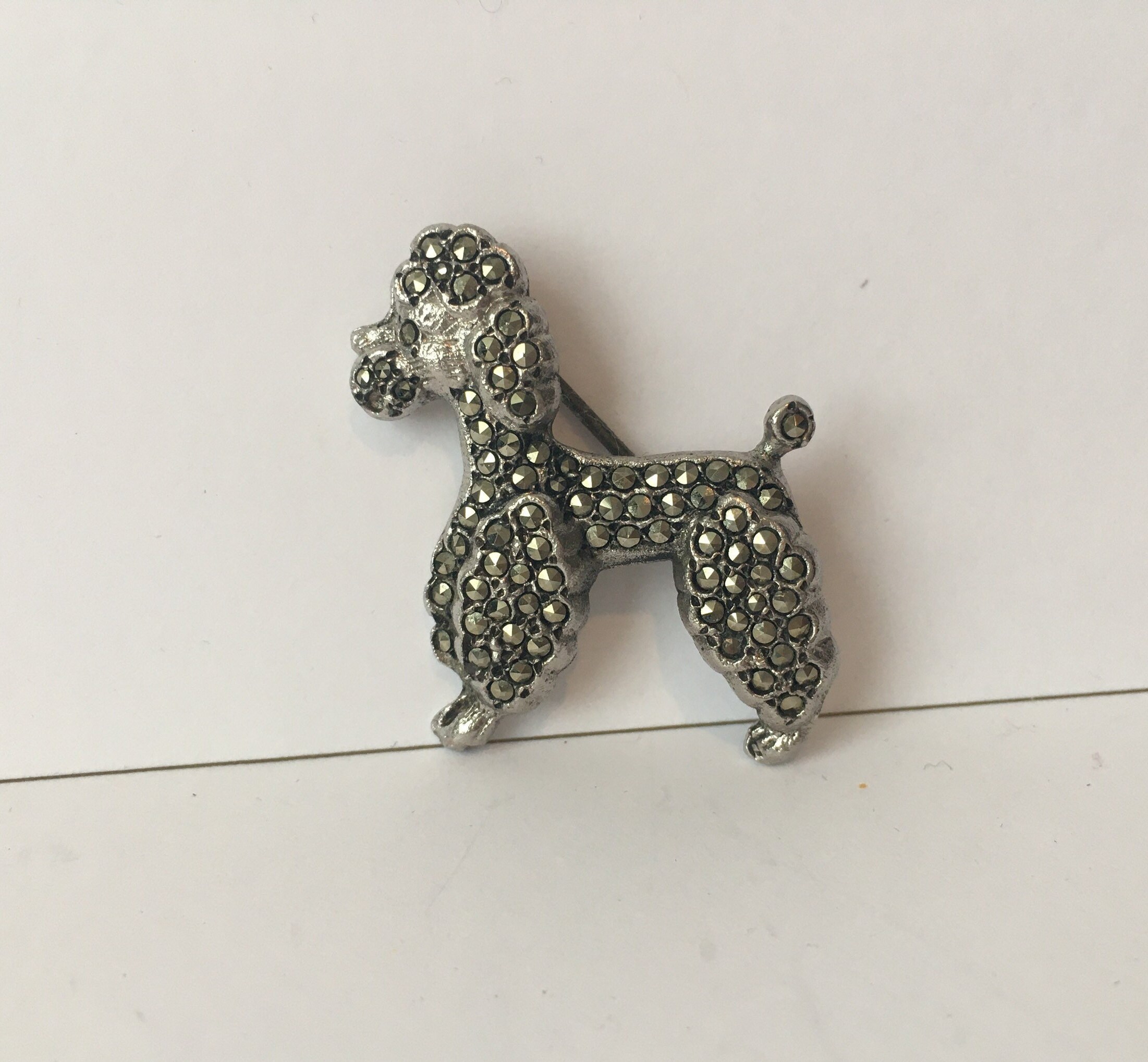 Vintage Poodle Brooch, Poodle Brooch, Poodle Pin, Poodle Jewellery ...