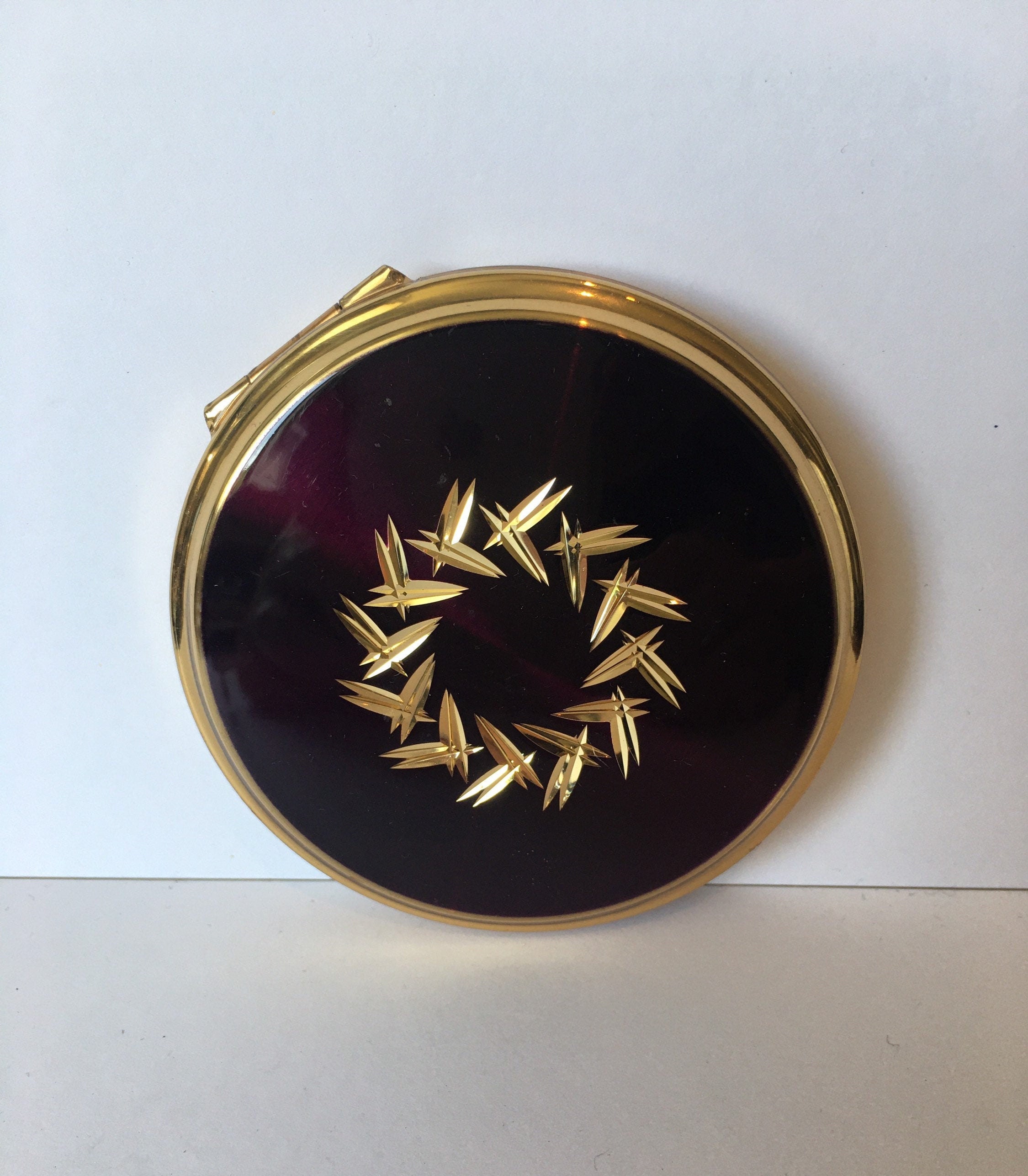 Vintage Compact, Stratton Compact, Vintage Gold Compact, Compact ...