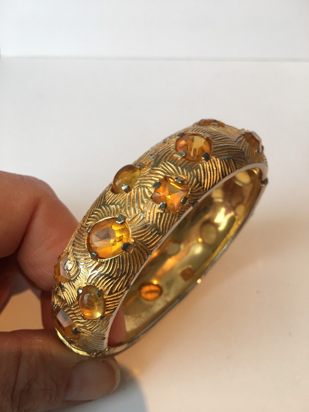 Rare Vintage Bangle Costume Bracelet Vintage Jewellery - Etsy