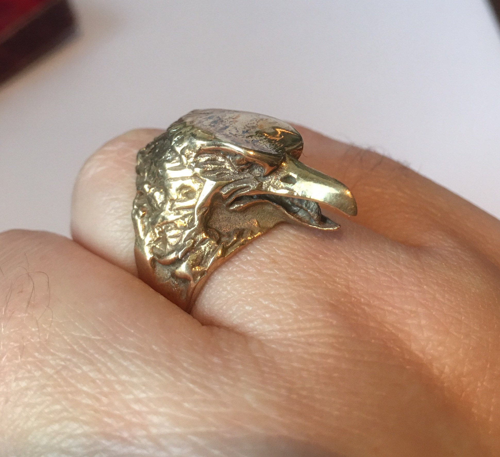 Vintage Bird ring, Bird Ring, Artisan Ring, Bird Jewellery, Striking design