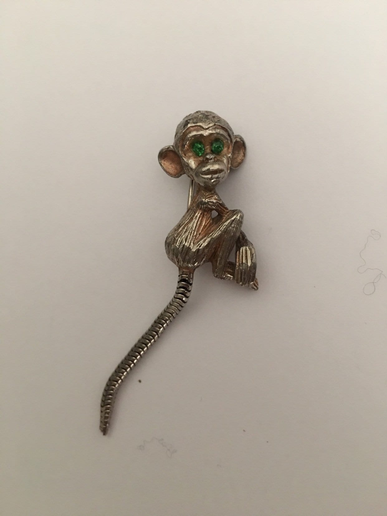 Vintage Monkey Brooch, Gold Monkey Brooch, Monkey pin, Monkey Jewellery ...