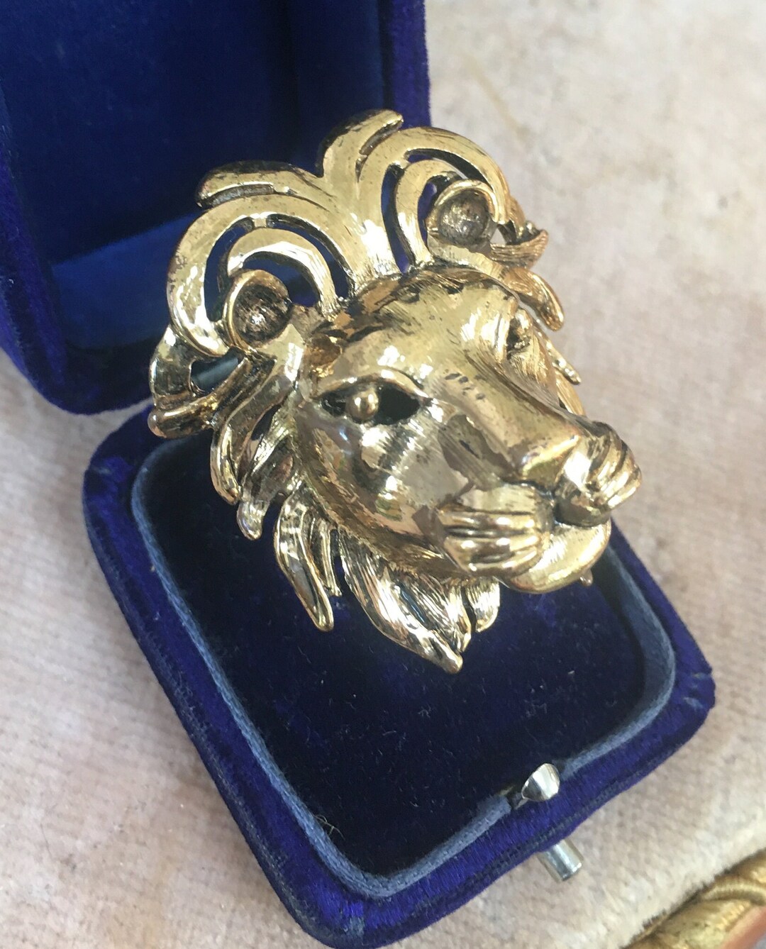 Vintage Lion Ring, Lion Ring, Lion Head Ring, Lion Ring, Lion Jewellery ...