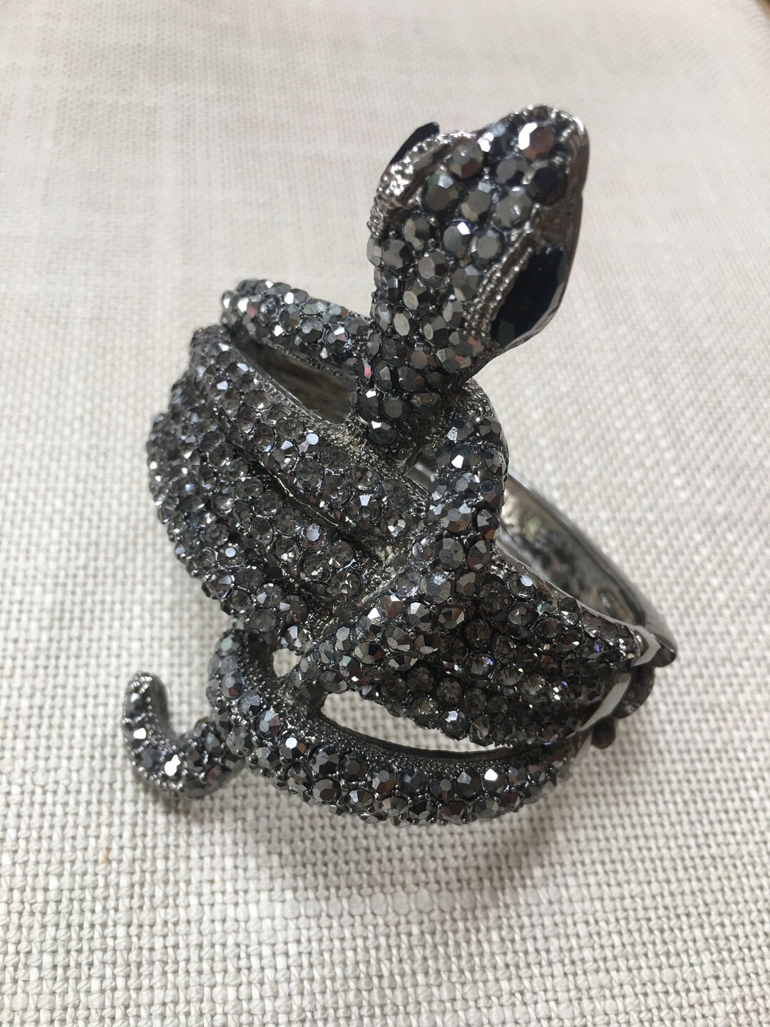 Vintage Snake Bracelet, Costume Snake Bracelet, Snake Jewellery ...