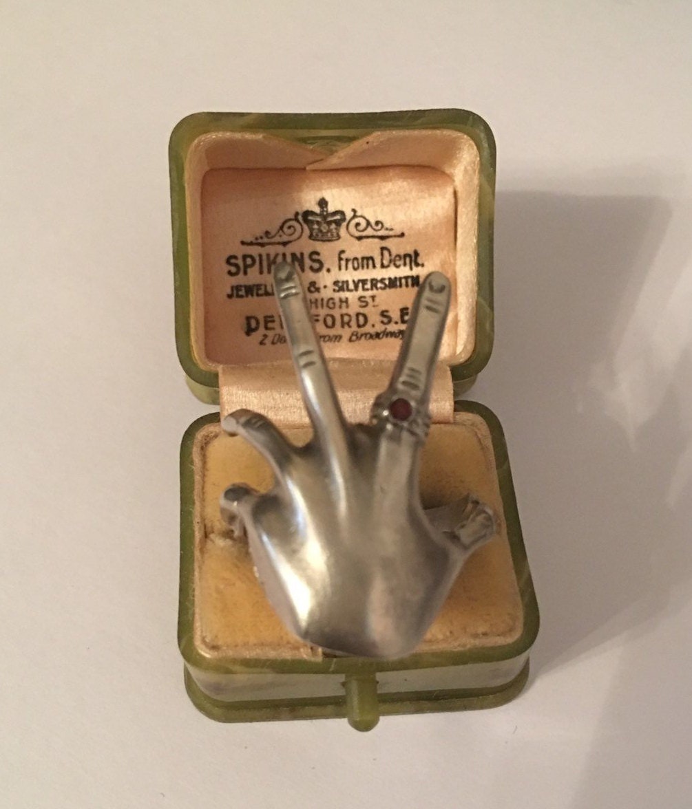 Vintage Hand Ring, Silver Hand Ring, Hand Ring, Hand Jewellery, Hand ...