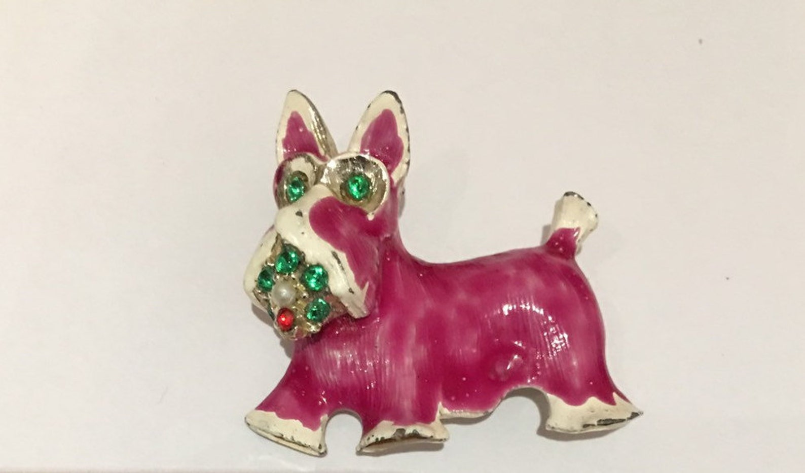 Vintage Dog Brooch Dog Brooch Dog Jewellery Dog Pin animal | Etsy