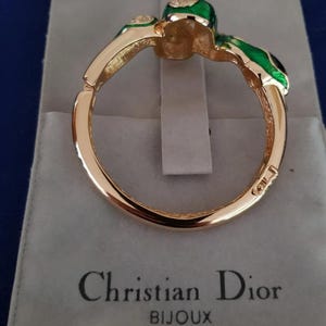 Vintage Christian Dior Snake Bracelet, Designer Snake Bangle, Vintage ...