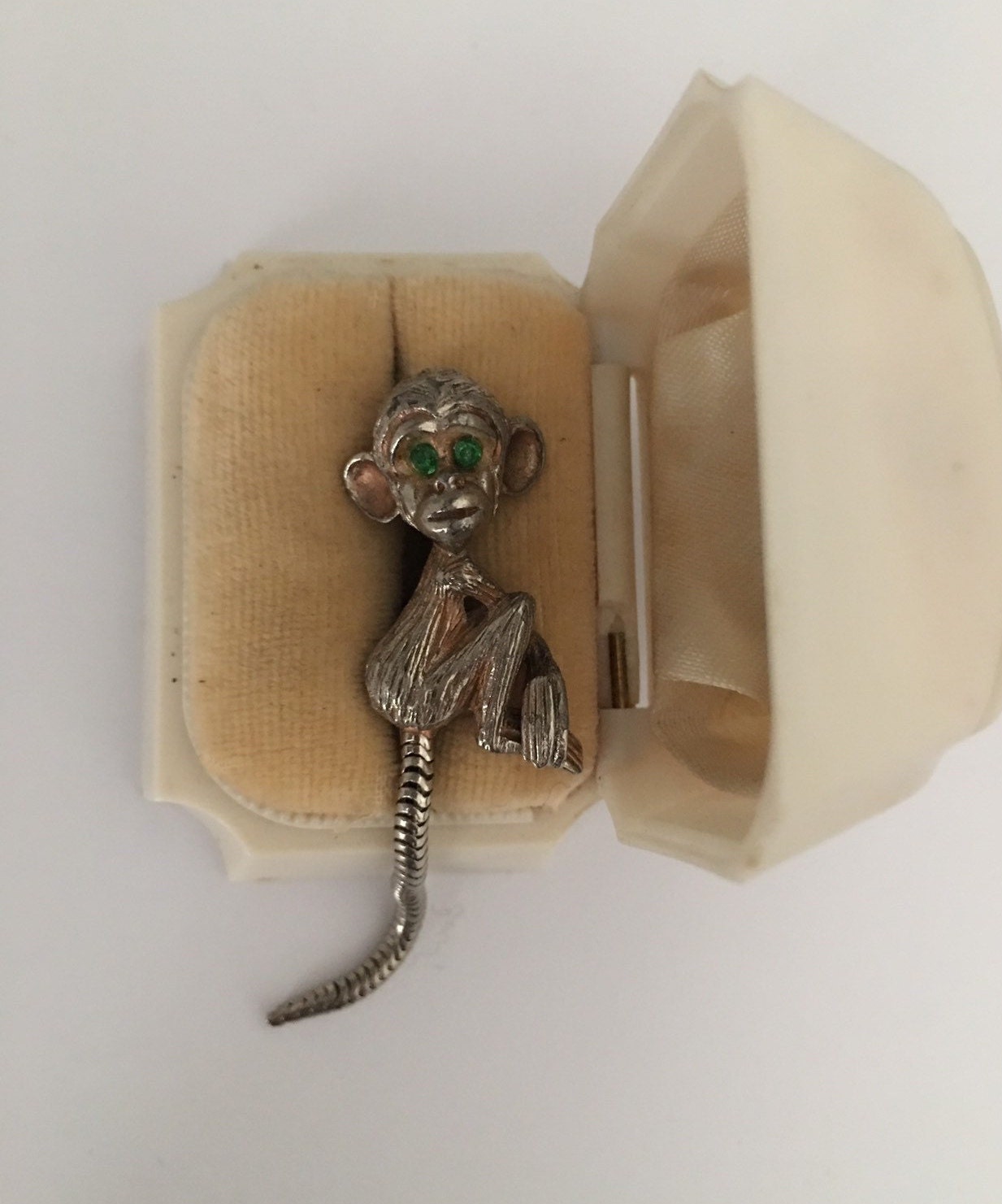 Vintage Monkey Brooch, Gold Monkey Brooch, Monkey pin, Monkey Jewellery ...