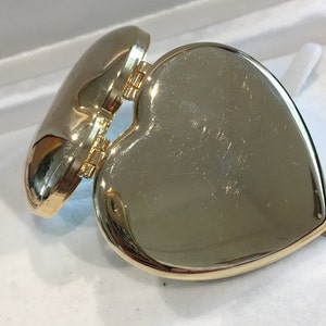 Vintage Compact, Heart Compact, Gold Compact, Rare Compact, Vintage ...