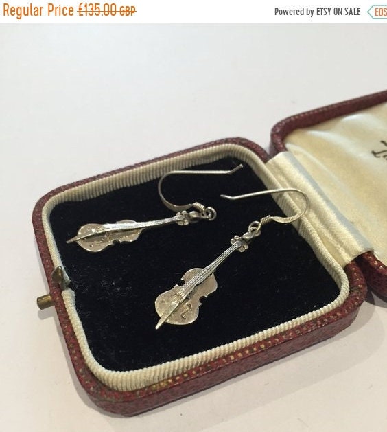 Vintage Violin Earrings, Violin Jewellery, Violin Design, Musical ...