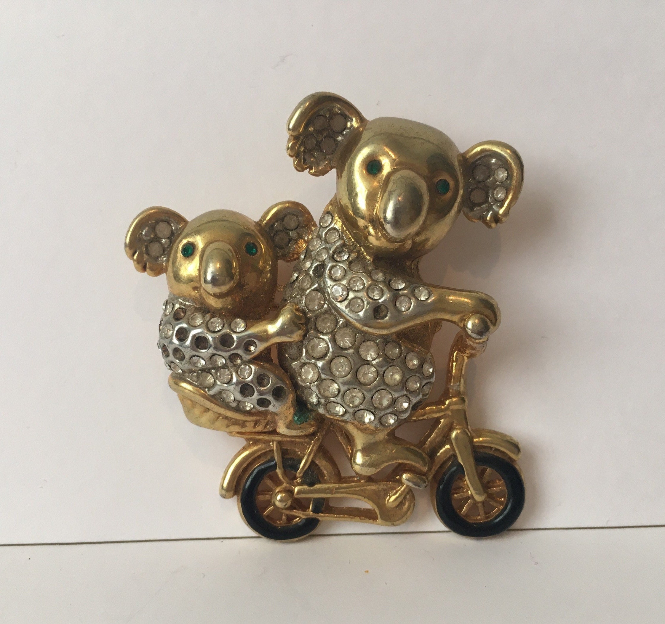 Vintage Koala Pin, Vintage Pin, Gold Koala Pin, Koala Pin, Koala Jewellery.