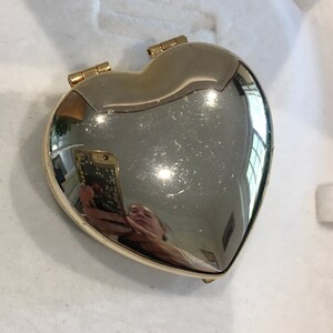 Vintage Compact, Heart Compact, Gold Compact, Rare Compact, Vintage ...