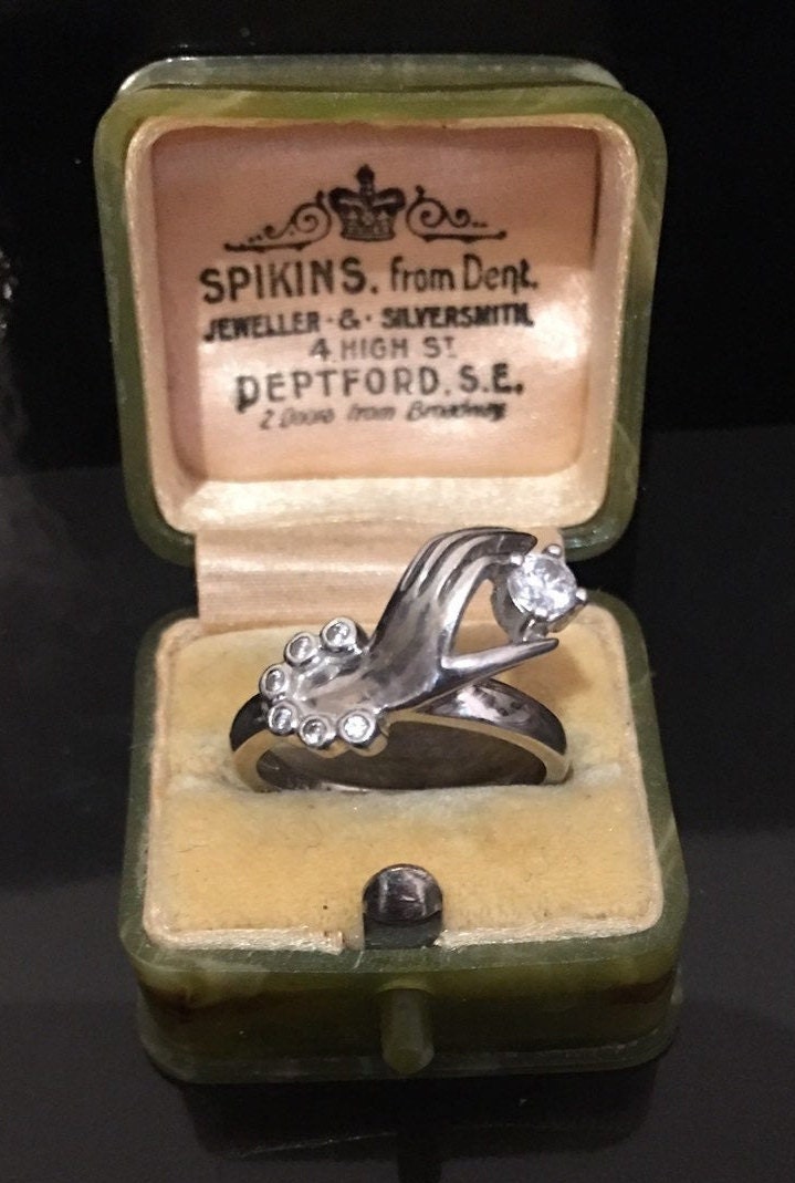 Vintage Hand Ring, Silver Hand Ring, Hand Ring, Hand Jewellery, Hand ...
