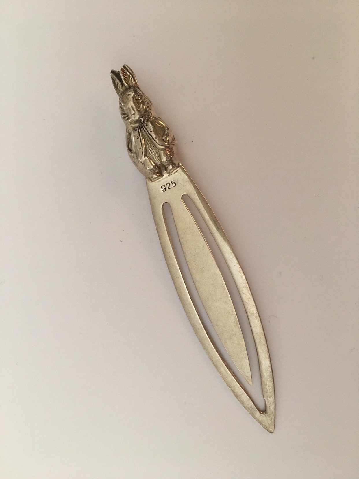 Vintage Rabbit Bookmark, Silver Bookmark, Vintage Silver Bookmarks ...