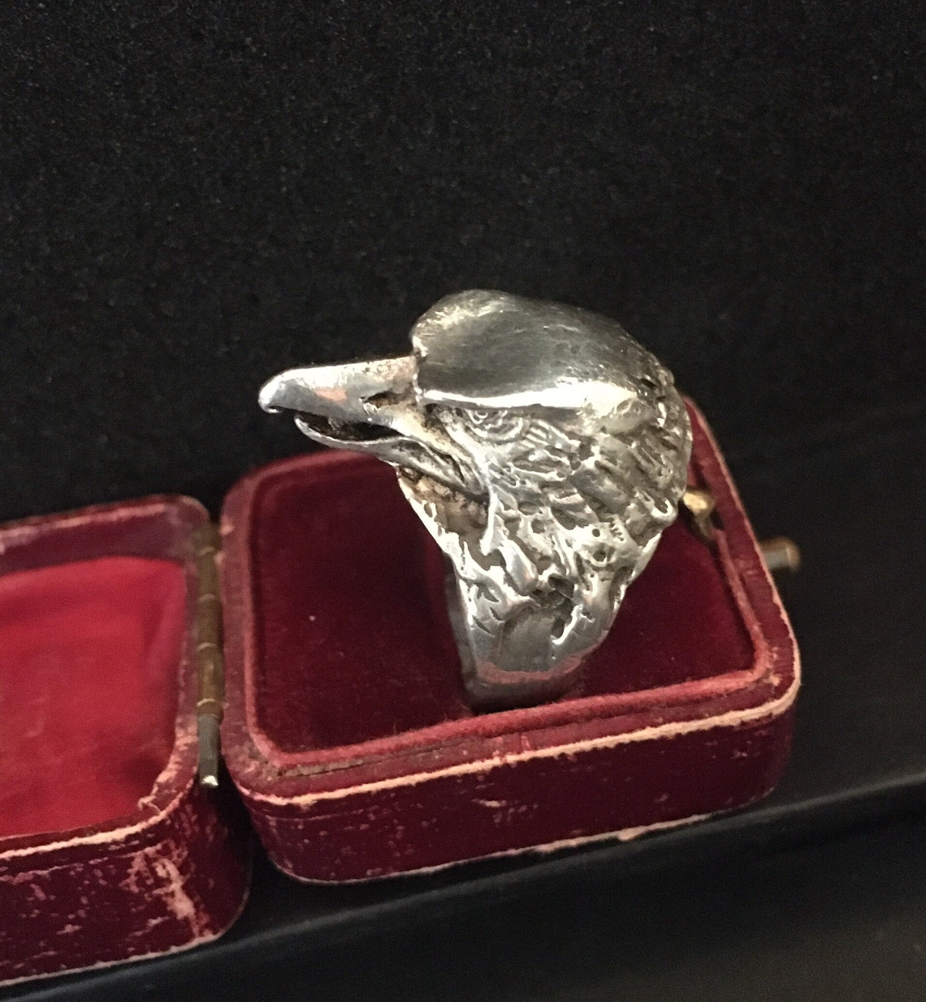 Vintage Bird Ring, Silver Bird Ring, Bird Ring, Sterling silver ring ...