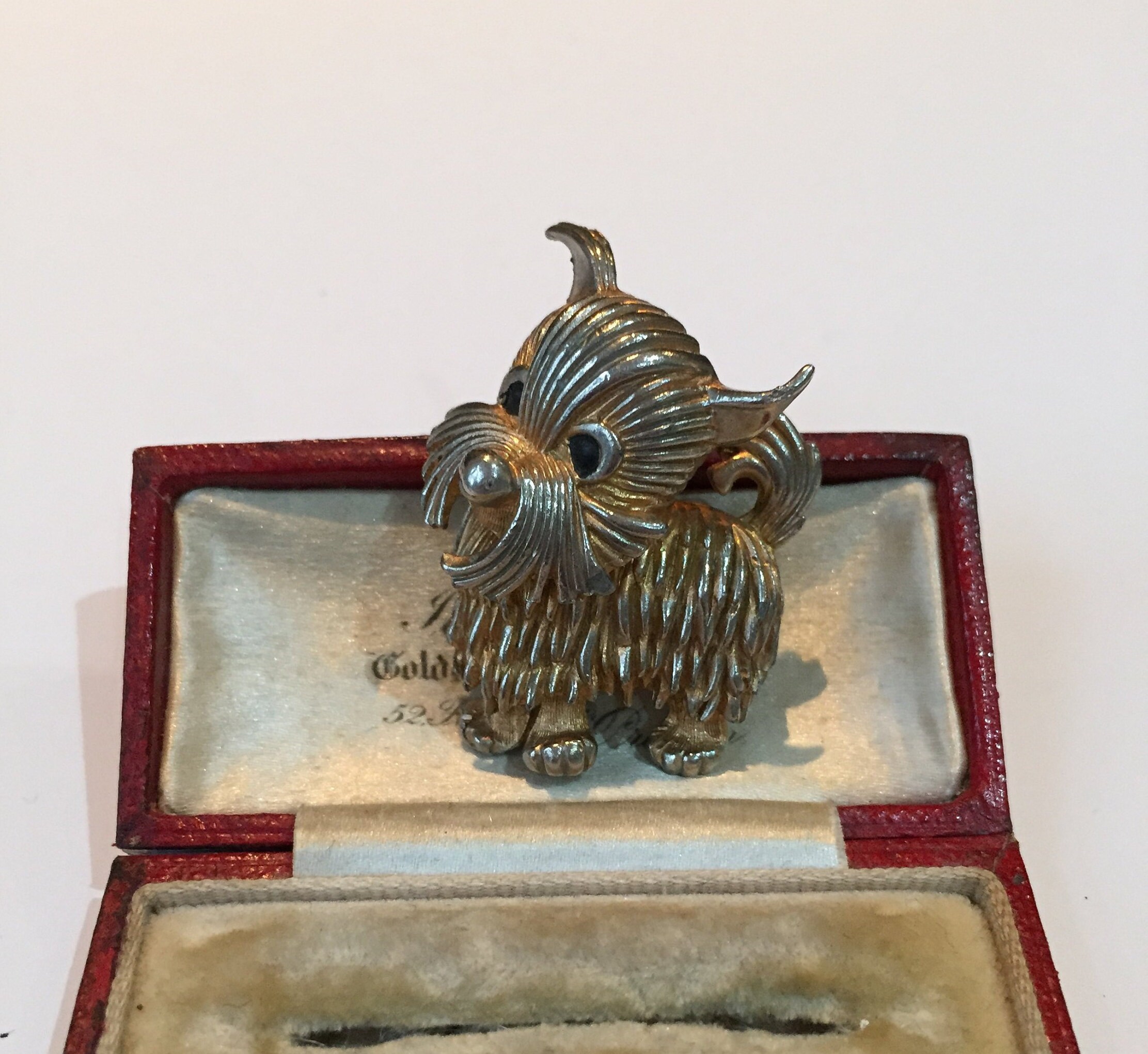 Vintage Dog Brooch, Dog Brooch, Vintage brooch, Dog jewellery, Dog ...