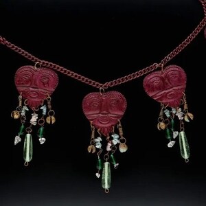 Vintage Face Necklace, Face Jewellery, Face Necklace, Divine Rare ...