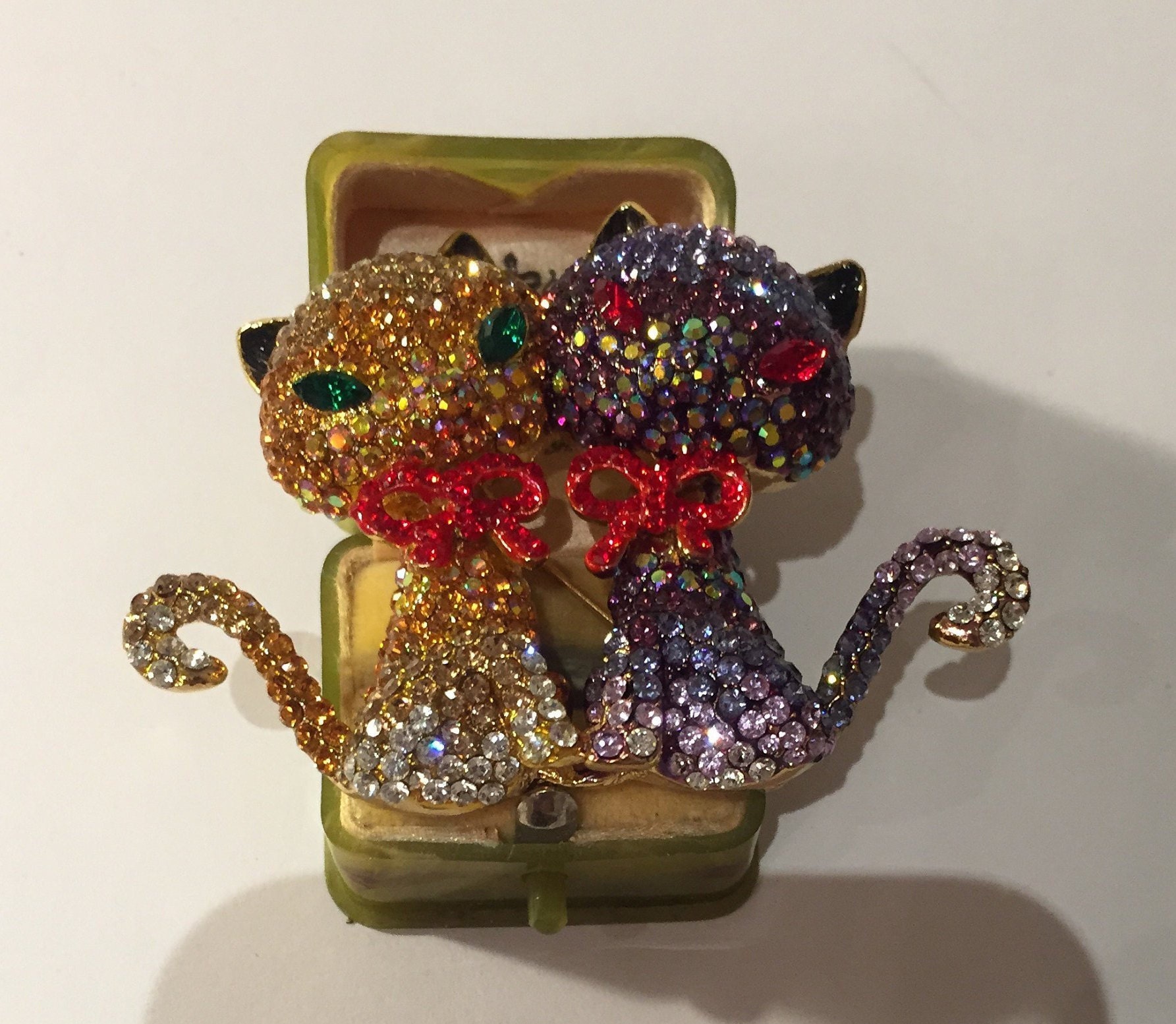 Cat Brooch, Vintage Cat Brooch, Butler and Wilson cat Brooch, Cat ...