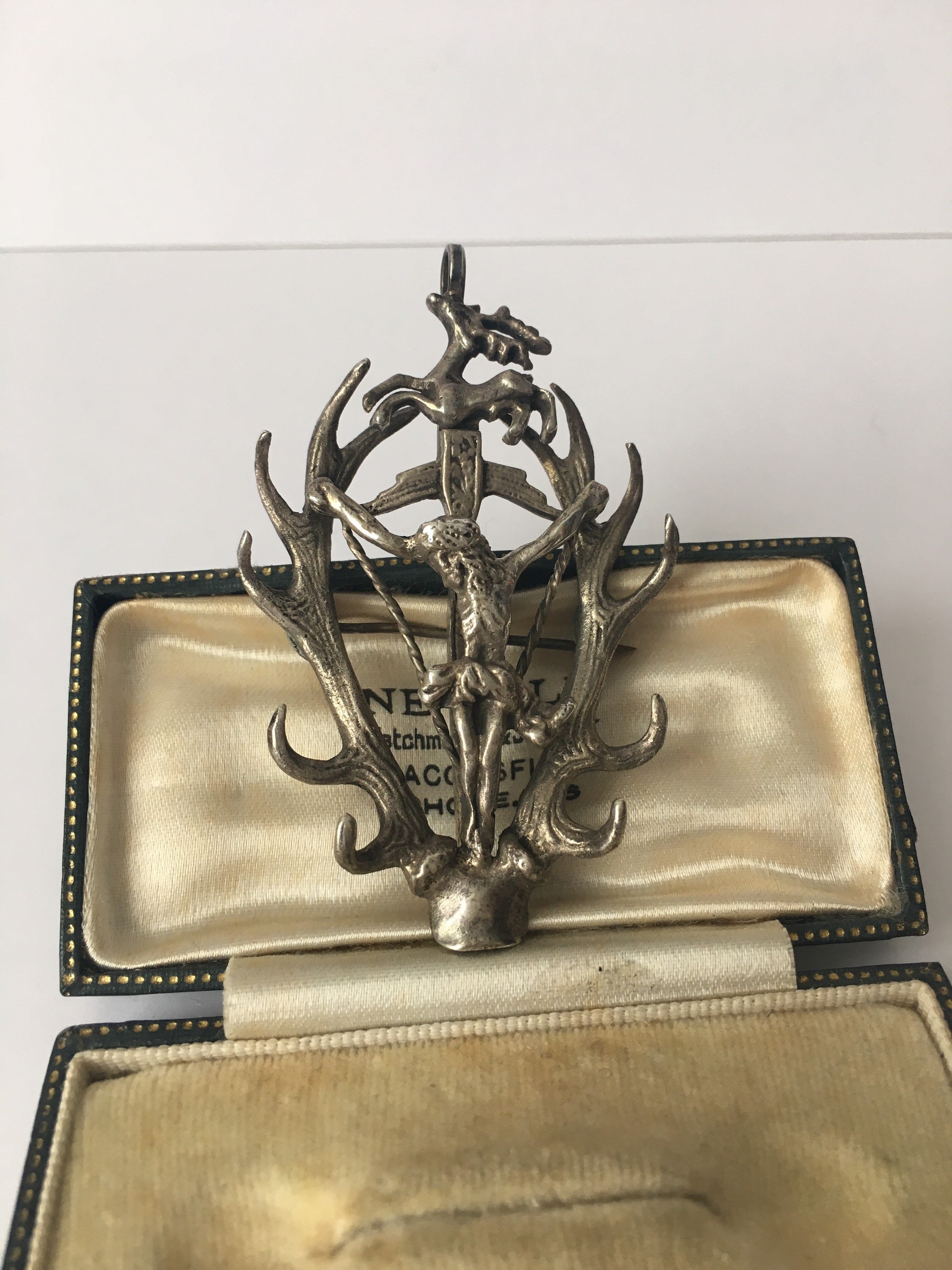 Vintage Cross, Silver Pendant, Vintage Silver Modernist Religious ...