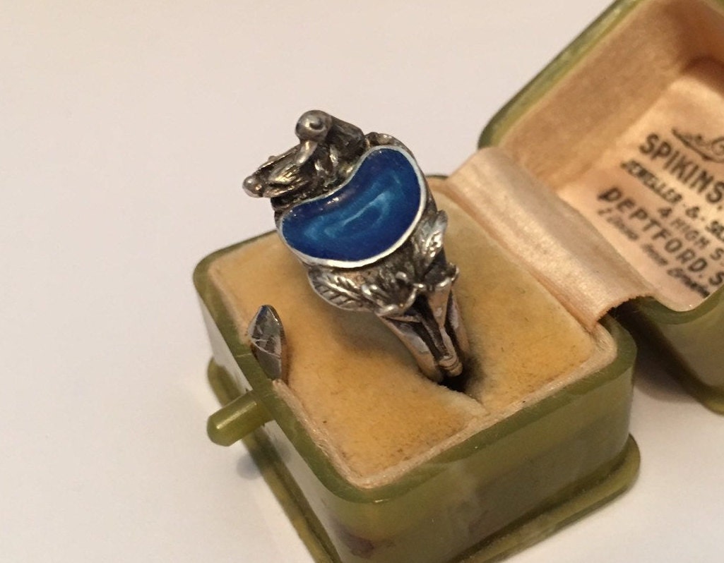 Vintage Duck Ring, Vintage Ring, Duck Jewellery, Duck on the Pond Ring ...